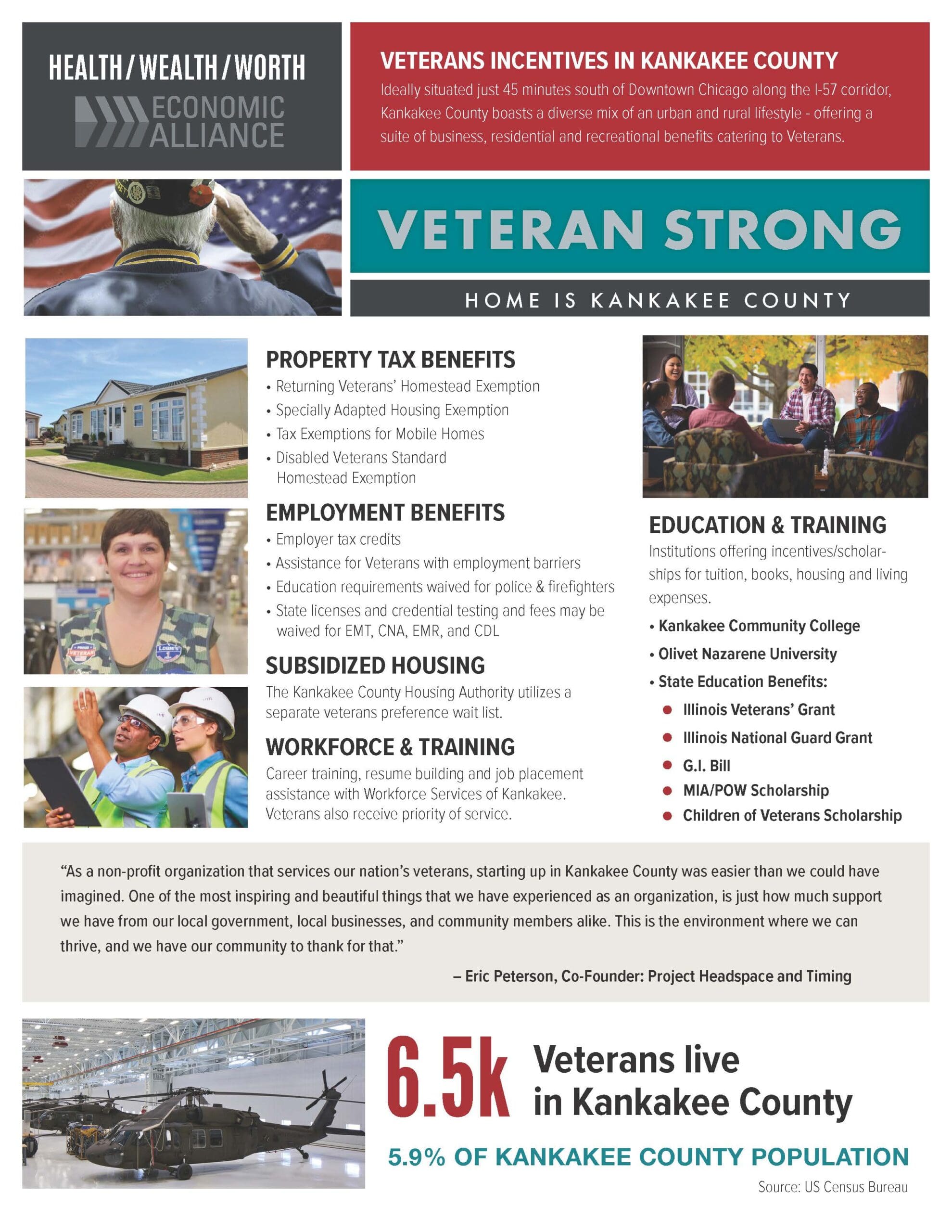 Veterans incentives plentiful in Kankakee County – Kankakee County